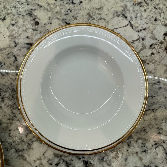 Pier 1 | Dining | Pier Gold Line Plates 8 | Poshmark